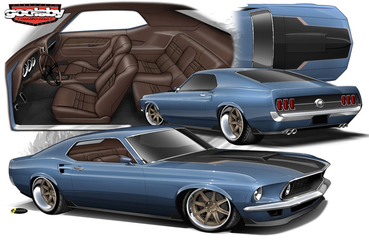Blaine's 1969 Mustang "Bleu Bayou" | Goolsby Customs